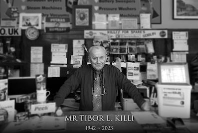 Tibor Killi Senior: 1942 - 2023 - The Cleanzine