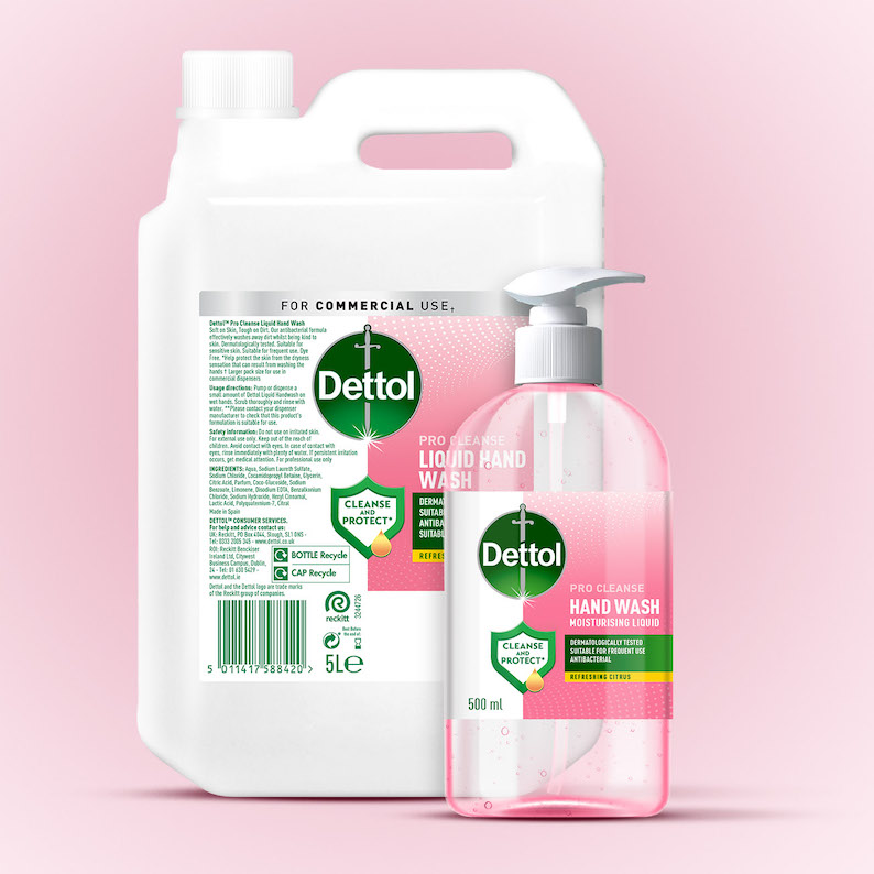 Dettol Pro Cleanse Liquid Hand Wash high-fives hand hygiene in ...